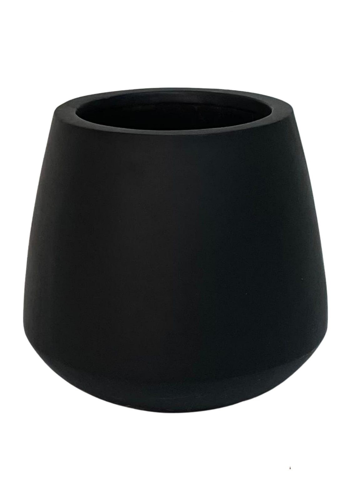 Laure Charlotte Black Fiber Planter (Bowl) - Plantssouq