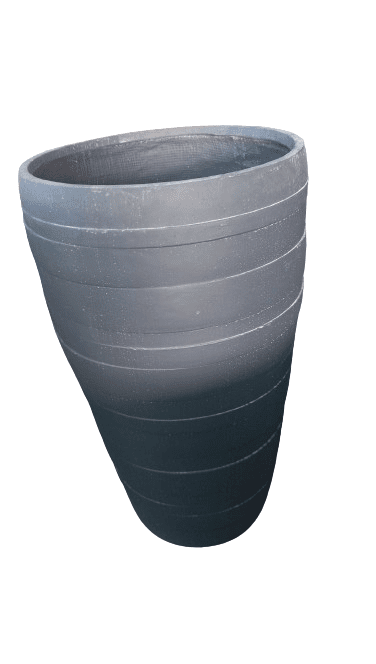 Tall Vase Fiber clay pot 3 - Plantssouq