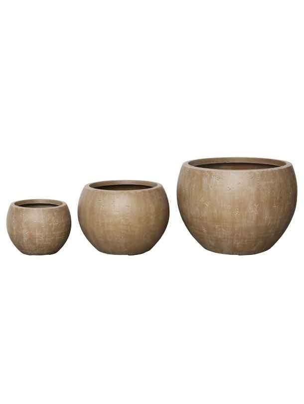 Garden Clayfibre pot GRV 55 - Plantssouq