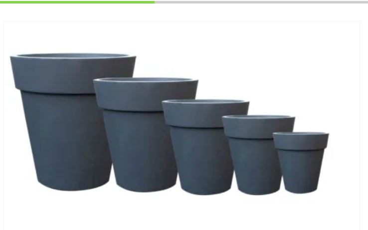 Fiber Clay Round Planter Pot - Plantssouq
