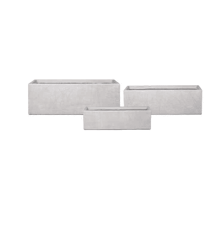 Rectangle Pot Fibercement GRV1 – Plantssouq